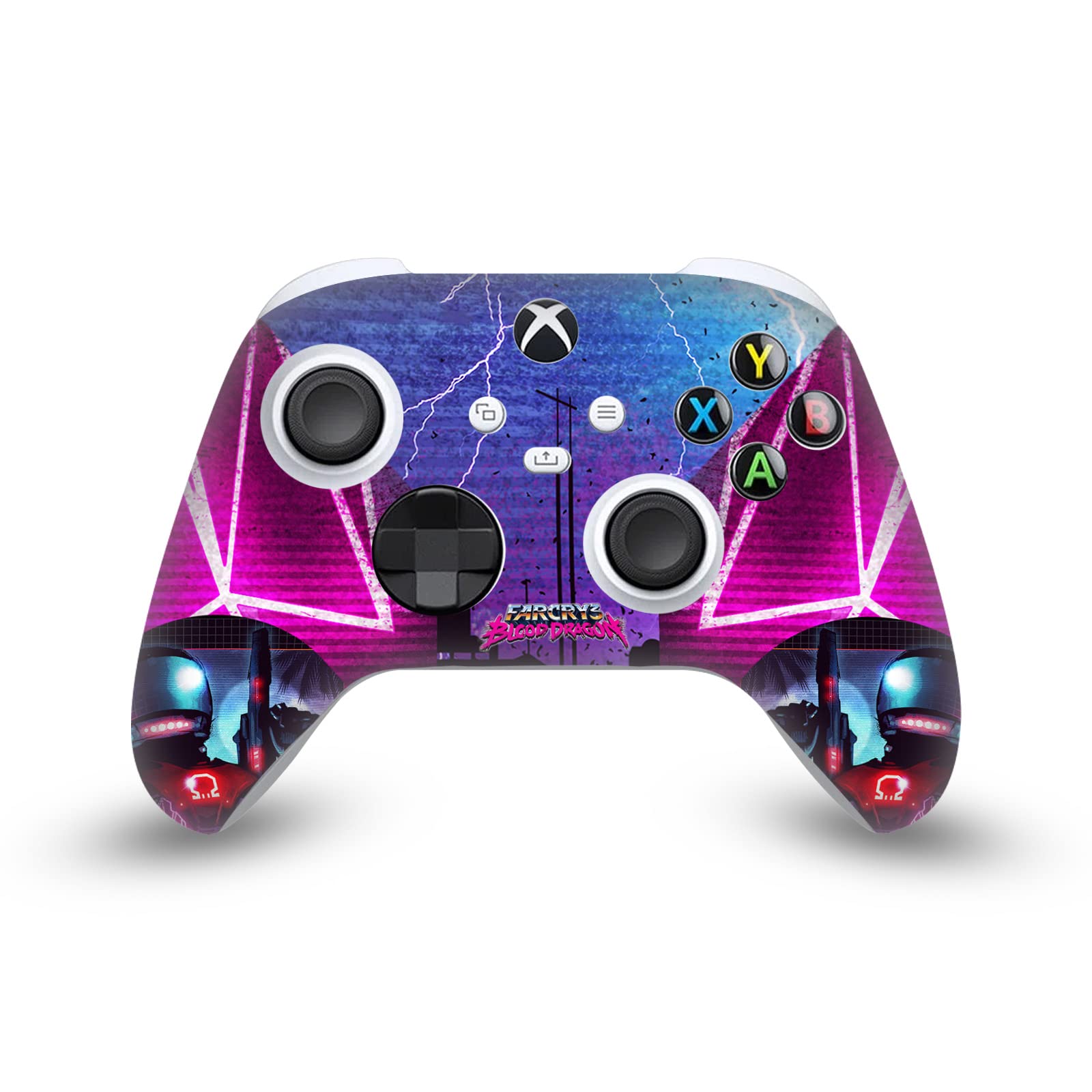 Head Case Designs Officially Licensed Far Cry 3 Blood Dragon Key Art Omega Vinyl Sticker Gaming Skin Decal Cover Compatible With Xbox Series X Console and Controller Bundle