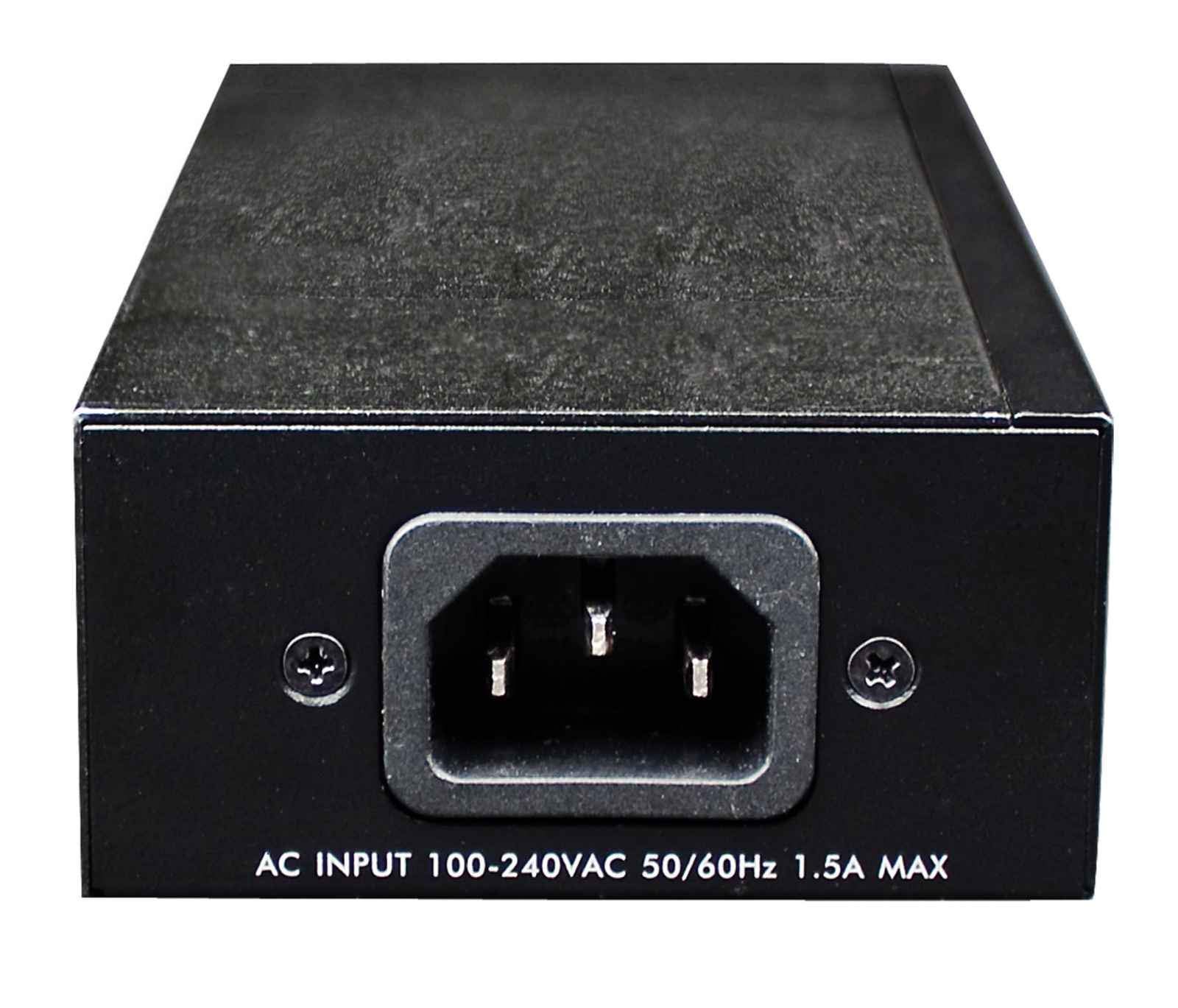 Intellinet Gigabit High-Power PoE+ Injector, 1 x 30 W, IEEE 802.3at/af Power over Ethernet (PoE+/PoE) (UK Power Cord)