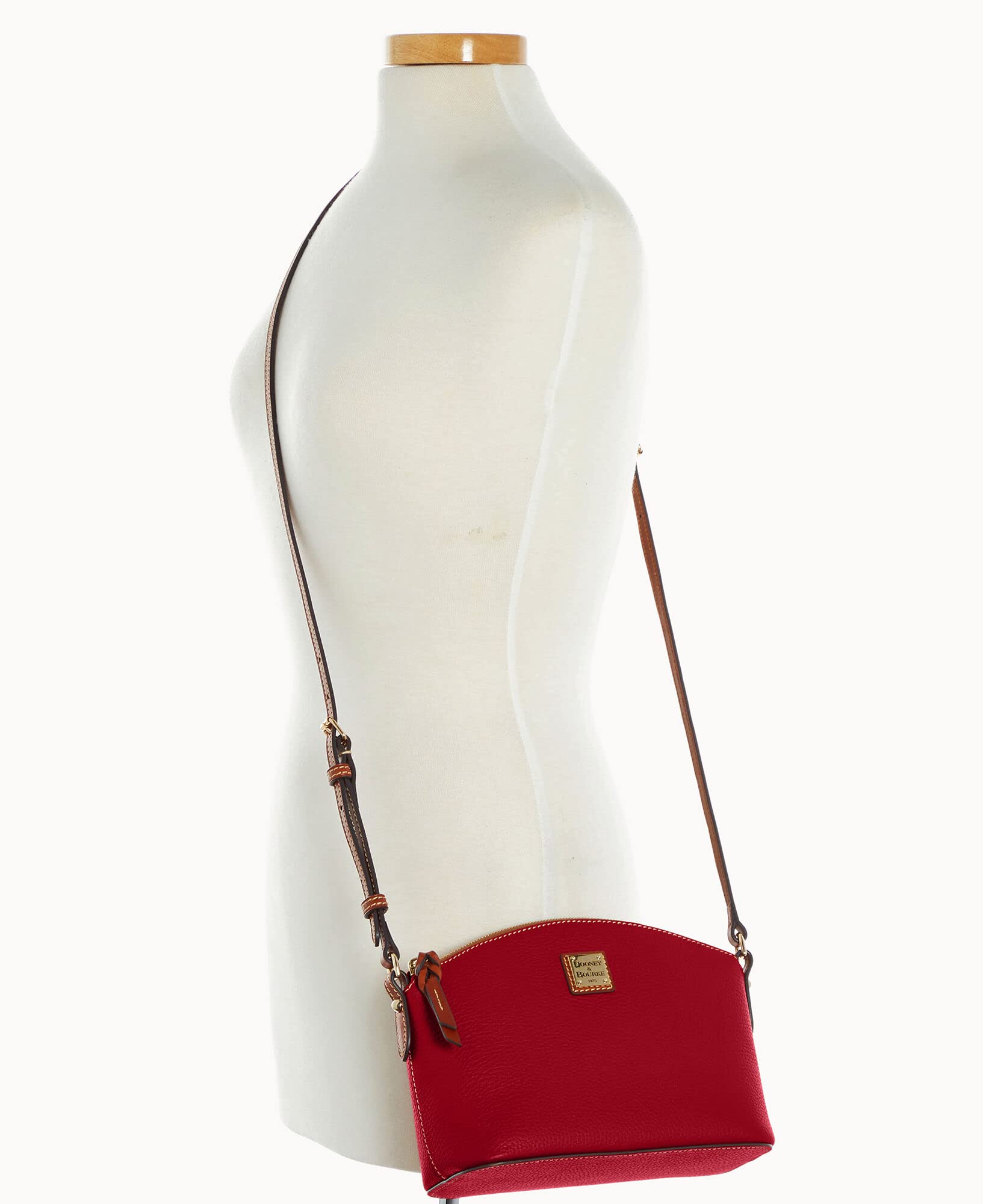 Dooney & Bourke Handbag, Pebble Grain Suki Crossbody - Wine