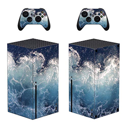 FELIPE SEIJI KUBA Vinyl Skin Sticker Cover Decal for Microsoft Xbox Series X Console and Remote Controllers multi color HD Printing