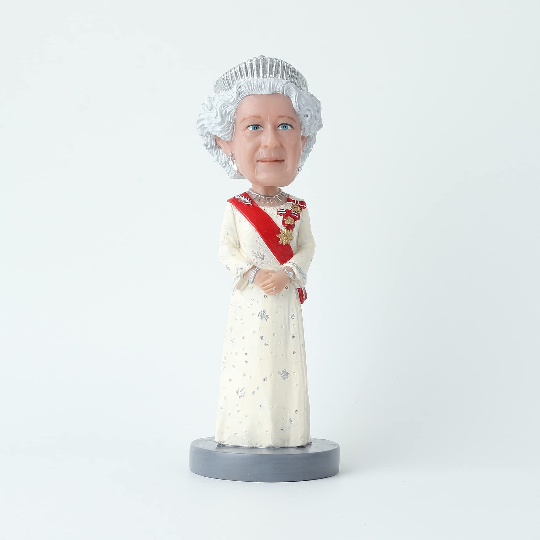 Queen Elizabeth II Bobblehead, United Kingdom Princess Elizabeth Alexandra Mary Windsor Bobblehead Toys Statue Queen Elizabeth II Action Figure