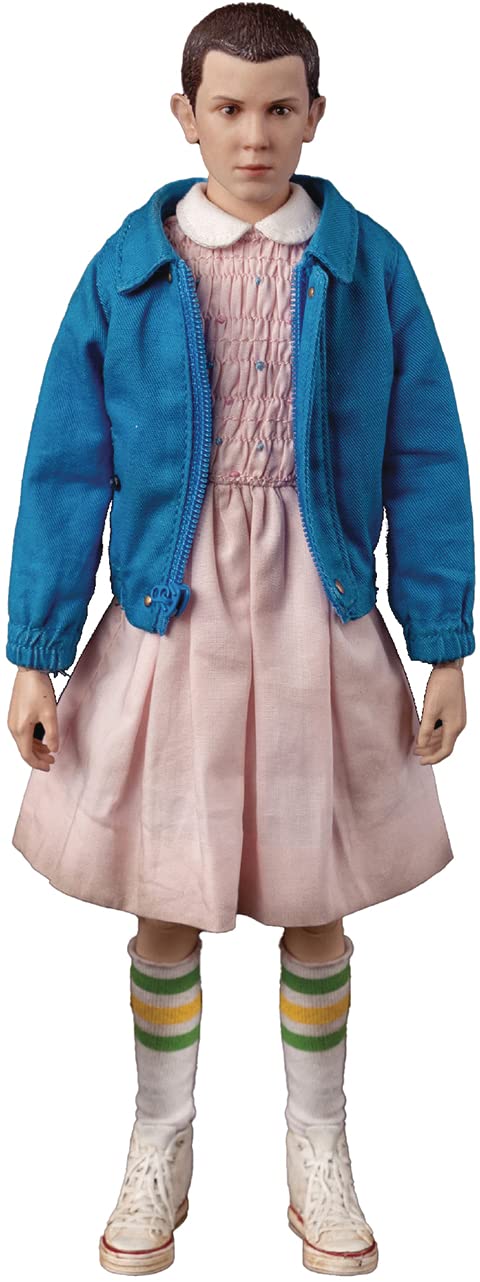threezero Stranger Things: Eleven 1:6 Scale Collectible Figure, Multicolor