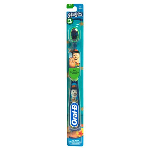Oral-B Toothbrush, Stages 3 (5-7 Years), Disney Characters, Soft S7, 1 toothbrush