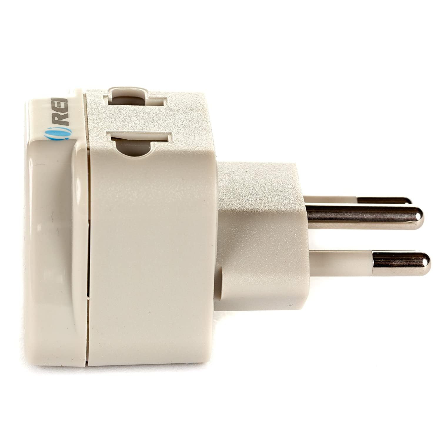 OREI US to Brazil Plug Adapter - Type N Travel Adapter for Brazil - Universal 2 in 1 - CE Certified - RoHS Compliant - White (DB-11C)