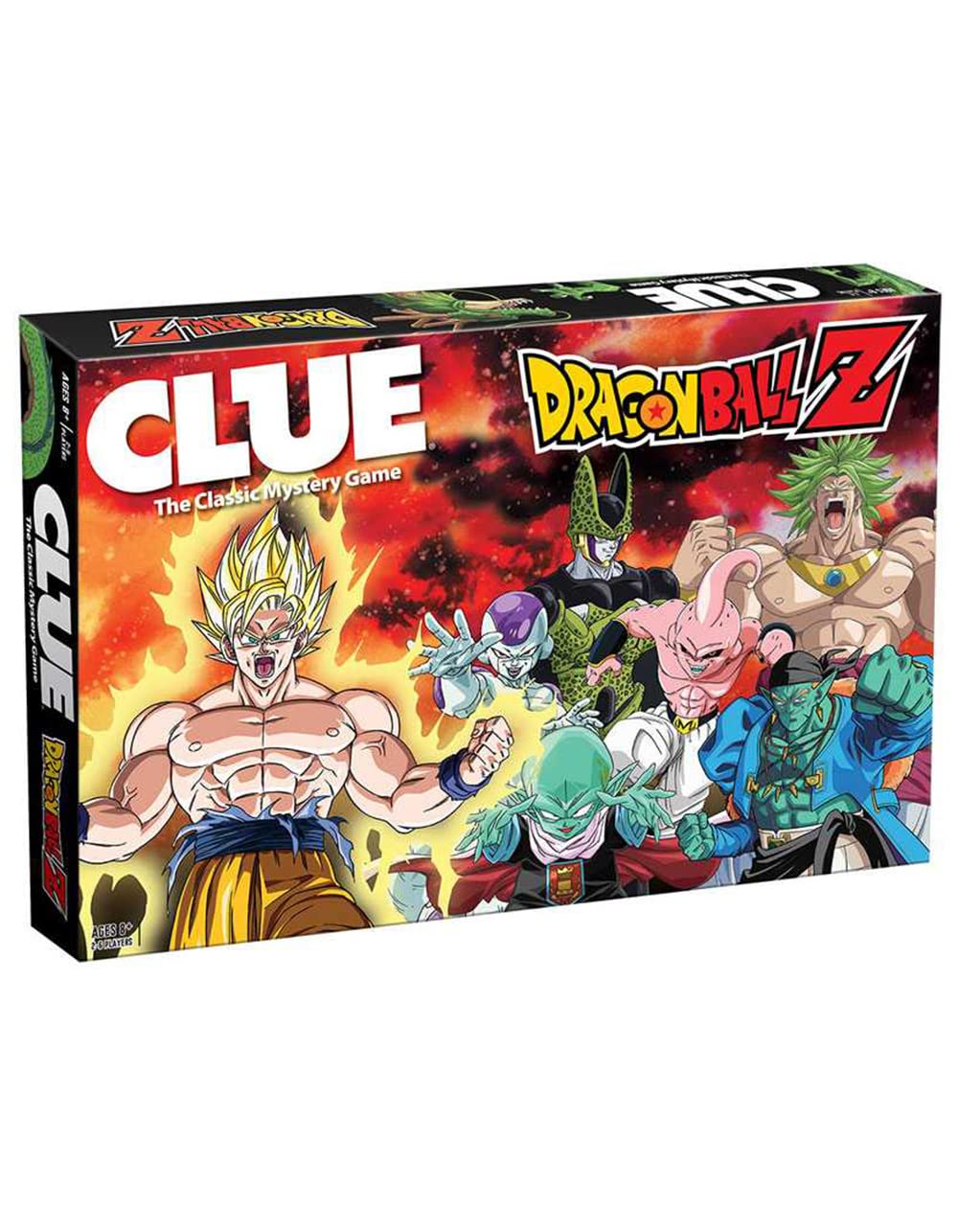 CLUE Dragon Ball Z | Collectible Clue Board Game Featuring Anime Show | Officially-Licensed Game with Familiar Locations and Iconic Characters from Dragon Ball Show