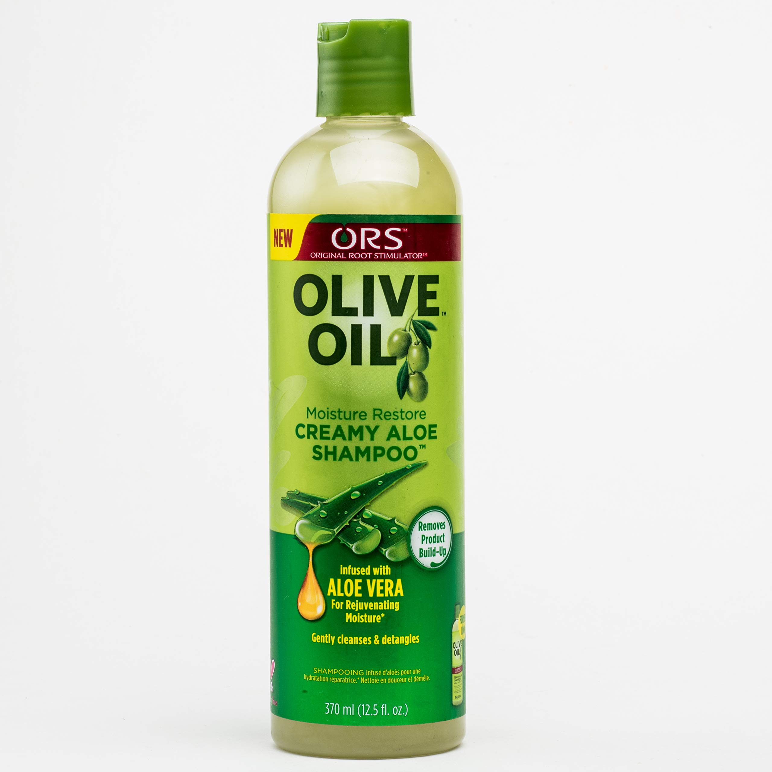 Organic Root Stimulator Olive Oil Creamy Aloe Shampoo, 12.5 oz (Pack of 2)