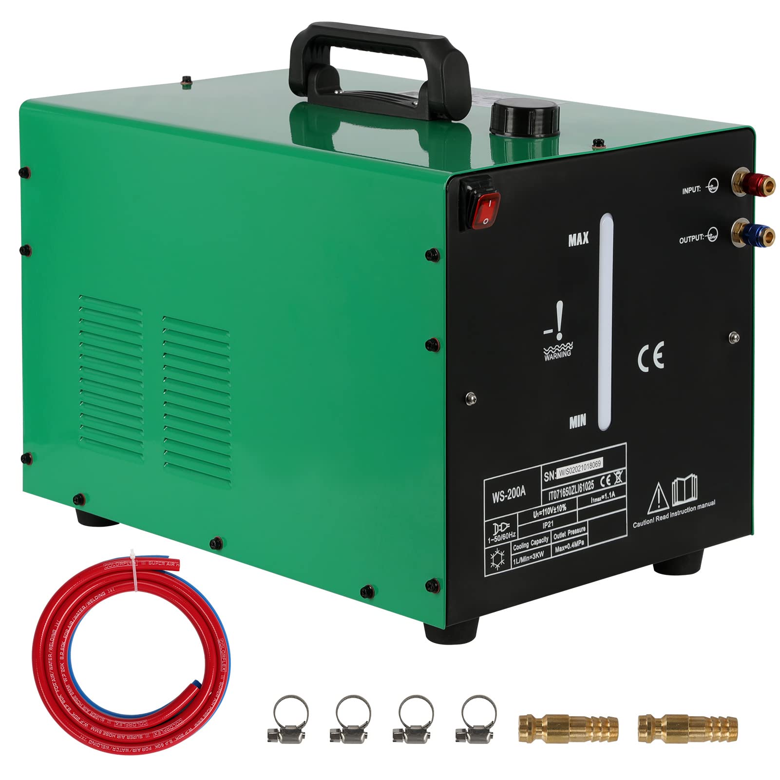 Taishi Tig Cooler,TIG MIG Welder Torch Water Cooling system,20L Water Tank Capacity Cooled Tig Torch 370W, 110V Universal Usage Cooling Torch