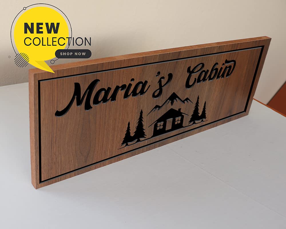 Customized Wooden Sign - Farmhouse Decor - Housewarming Gift - Cabin Sign - Rustic Decor - Mountain Home - Wedding Gift - Birthday Gift - Personalized Gift - Anniversary Gift - Last Name Sign - Garden Decor