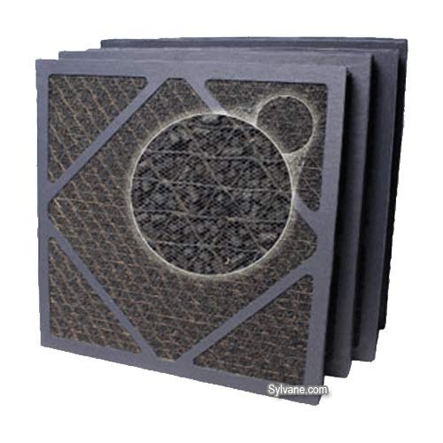 Dri-Eaz F397 HEPA 500 Activated Carbon Filters — HEPA Filter Replacement for Air Scrubber & Air Purifiers — Portable Carbon Filter — 15-3/4 In — Black (Pack of 4)