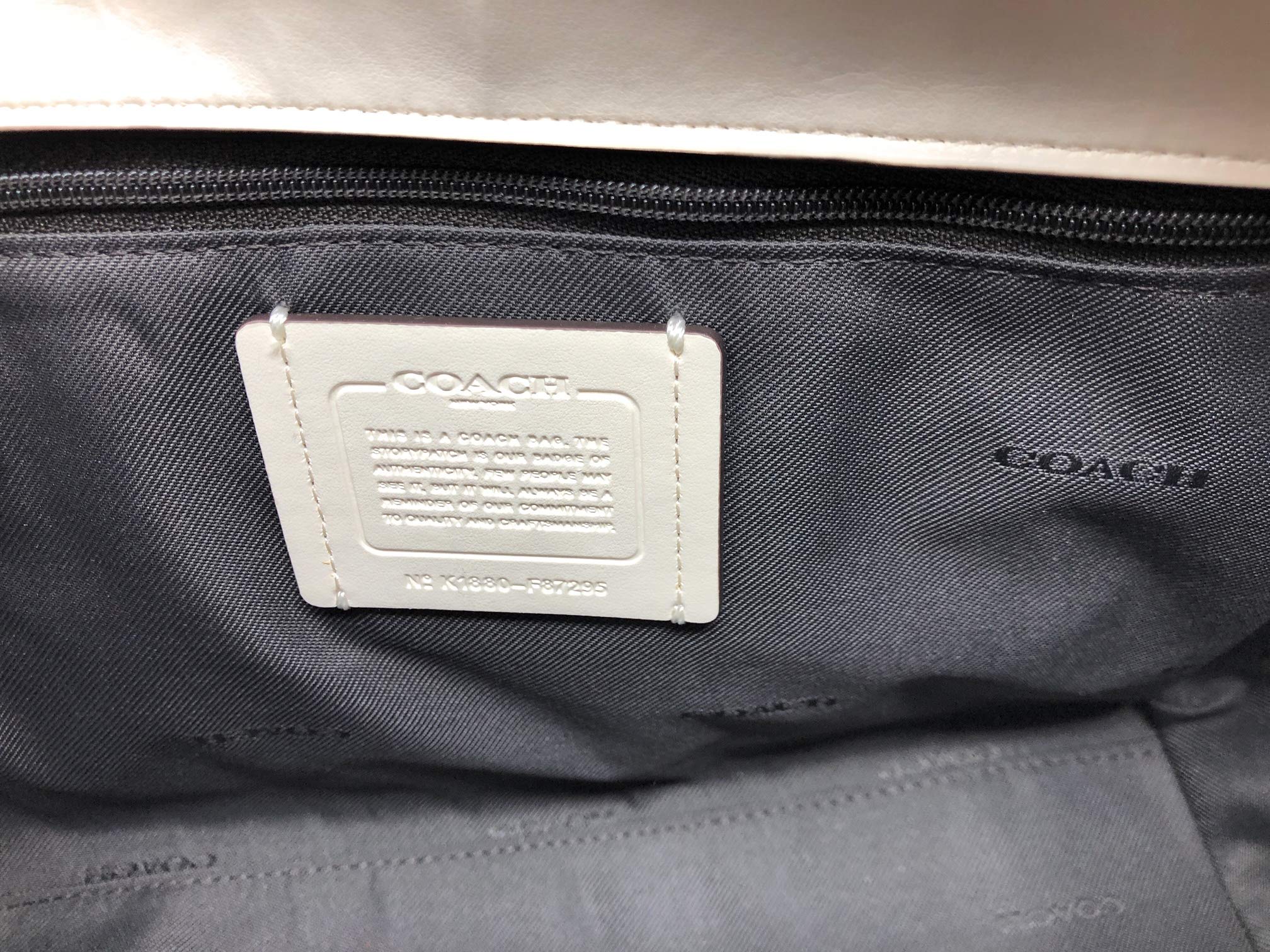Coach Swagger Carryall 27 in Pebble Leather (SV/CHALK)