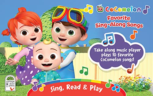 CoComelon Favorite Sing-Along Songs - Children's Deluxe Music Player Toy and Board Book Set, Ages 1-5