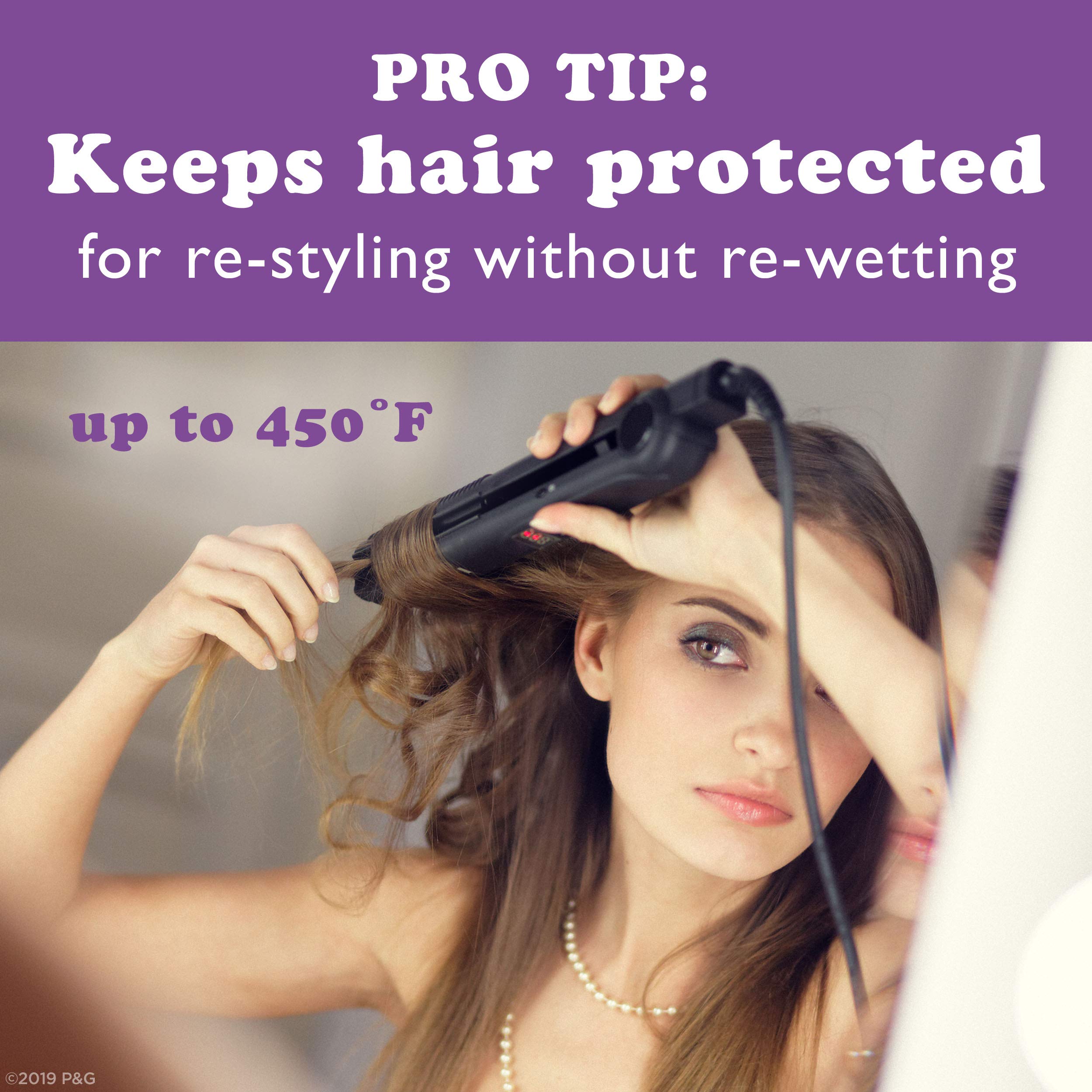 Waterless Heat Shield Protect & Re-Style, Sulfate-Free, For All Hair Types, 6.4 Fl Oz