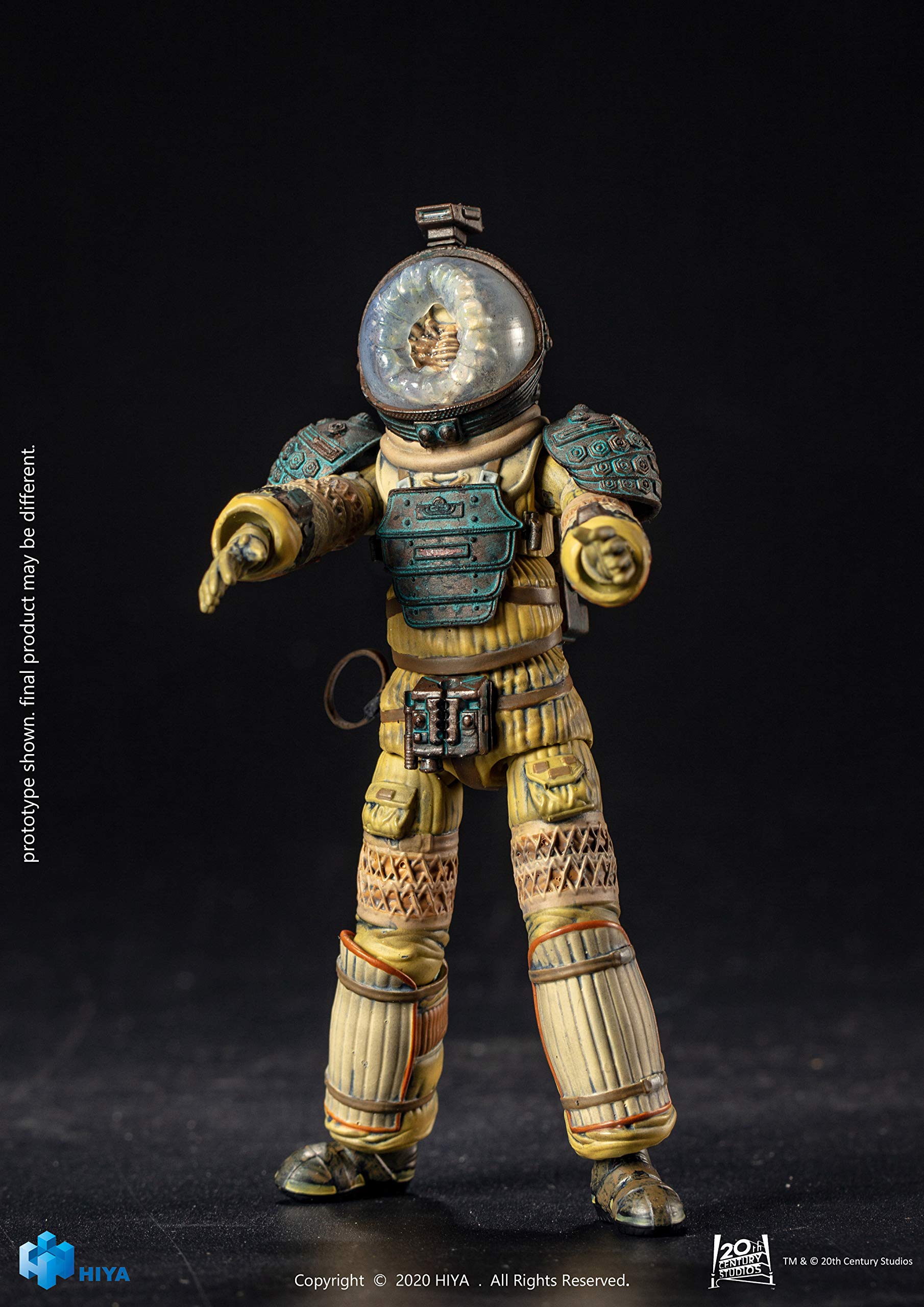 Hiya Toys Alien: Kane 1:18 Scale Action Figure, Multicolor