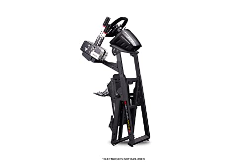Next Level Racing Wheel Stand 2.0. Steering wheel stand for Thrustmaster, Fanatec, moza Racing on PC and video game consoles. Upgradeable to full cockpit with GTSeat add-on (not included)