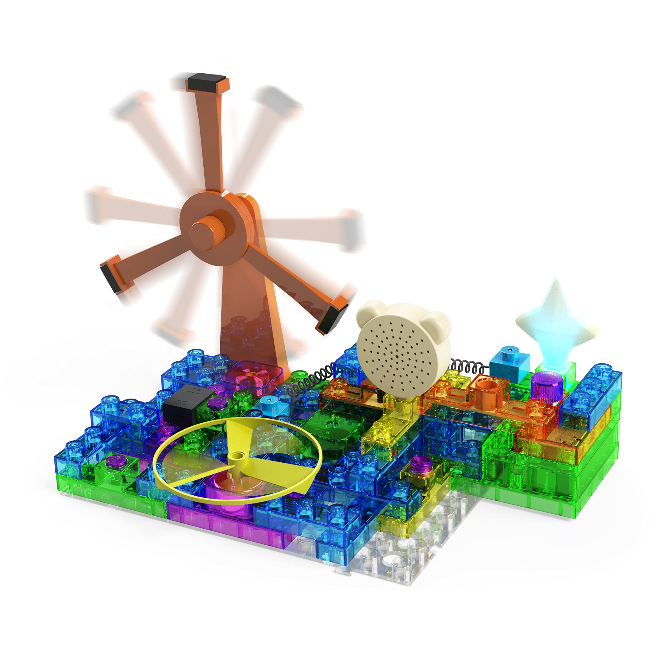E-Blox Circuit Blox Builder - 800 Projects Circuit Board Building Blocks Coding Kit Toys Set for Kids Ages 8+, CB-0187