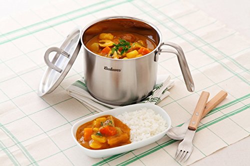 Cookever COOK304 Premium Cookware Non Stick Stainless Steel Multi Pot 5.5 Inch