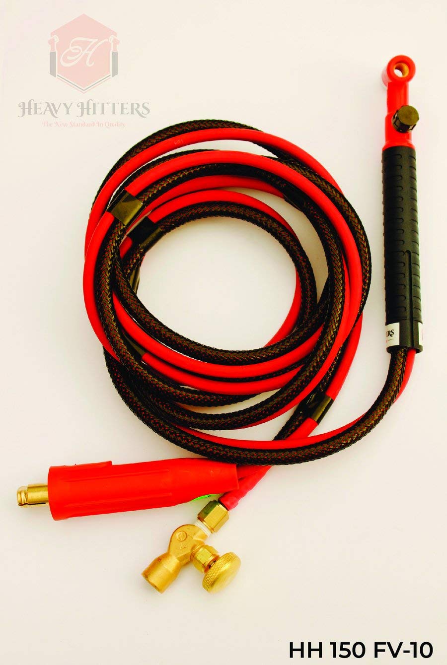 Heavy Hitters Tig Rig 150 amp package 15ft cables HH150FV-15, Air Cooled Two Piece Welding Torch.