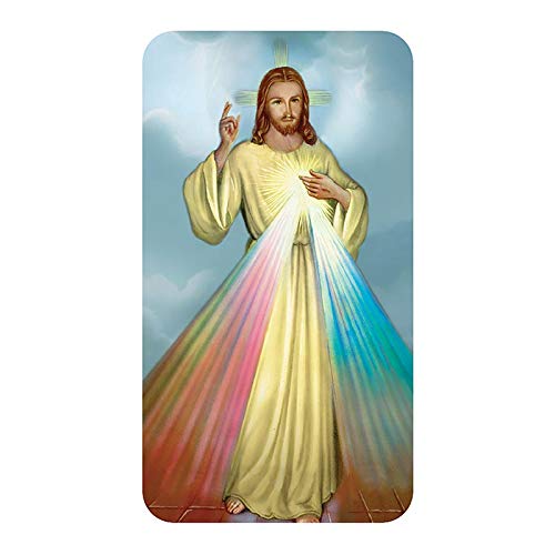 Daily Devotional Wallet, Mini Book of The Divine Mercy, Holy Card and Sacred Medal, 2 X 3 Inches