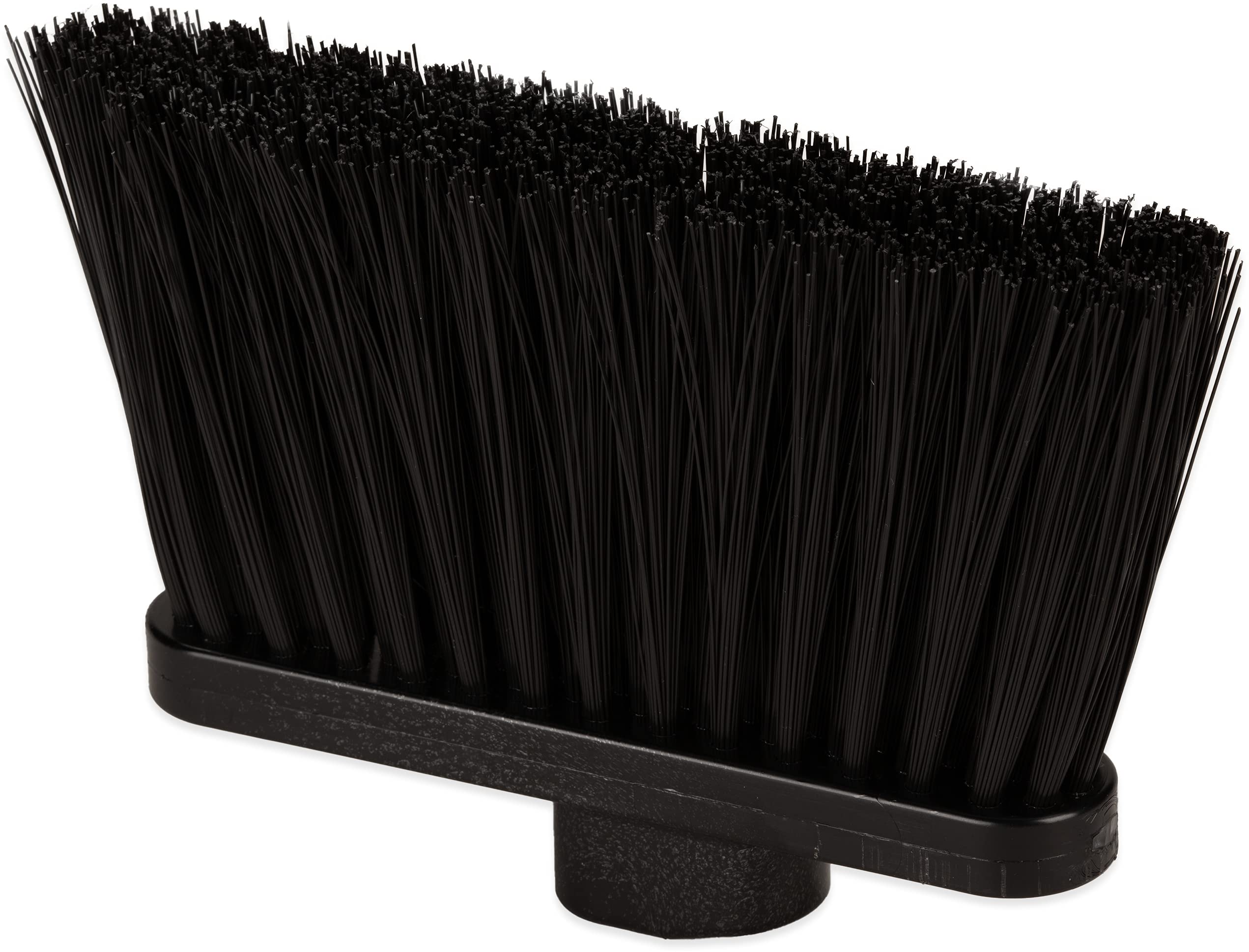 Carlisle FoodService Products CFS 3686403 Duo-Sweep Plastic Coated Metal Handle Wide Warehouse Broom, Synthetic Bristles, 5" Trim x 11" Width Bristle, 48" Overall Length, Black,(pack of 1)