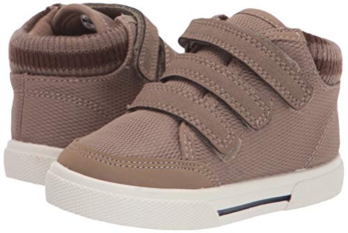 Simple Joys by Carter's Daniel High-Top Sneaker, Khaki Tan, 12 US Unisex Little Kid