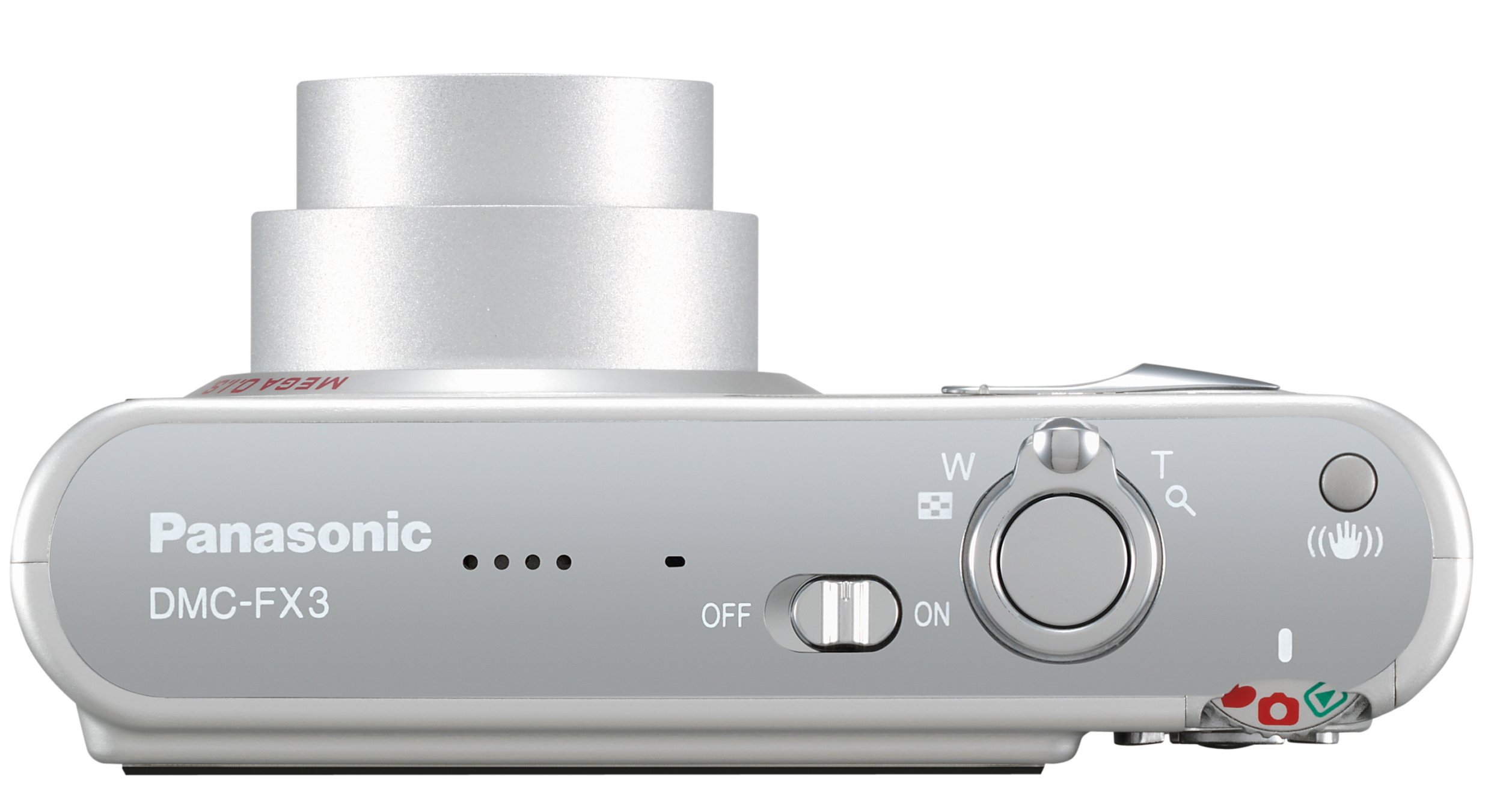 Panasonic DMC-FX3K 6MP Digital Camera with 3x Optical Image Stabilized Zoom (Black)