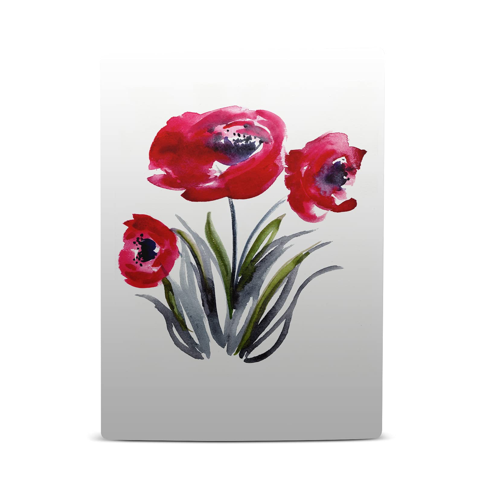 Head Case Designs Officially Licensed Mai Autumn Red Flowers Art Mix Vinyl Faceplate Sticker Gaming Skin Decal Compatible With Sony PlayStation 5 PS5 Digital Edition Console and DualSense Controller