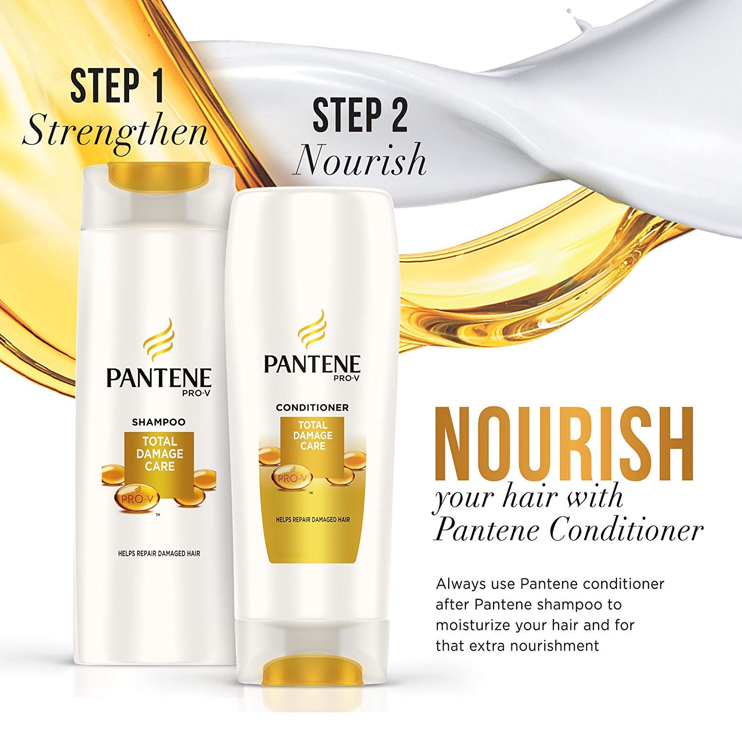 Panteane Pro-V Hair Fall Control Shampoo - 180ml/6.08 fl.oz