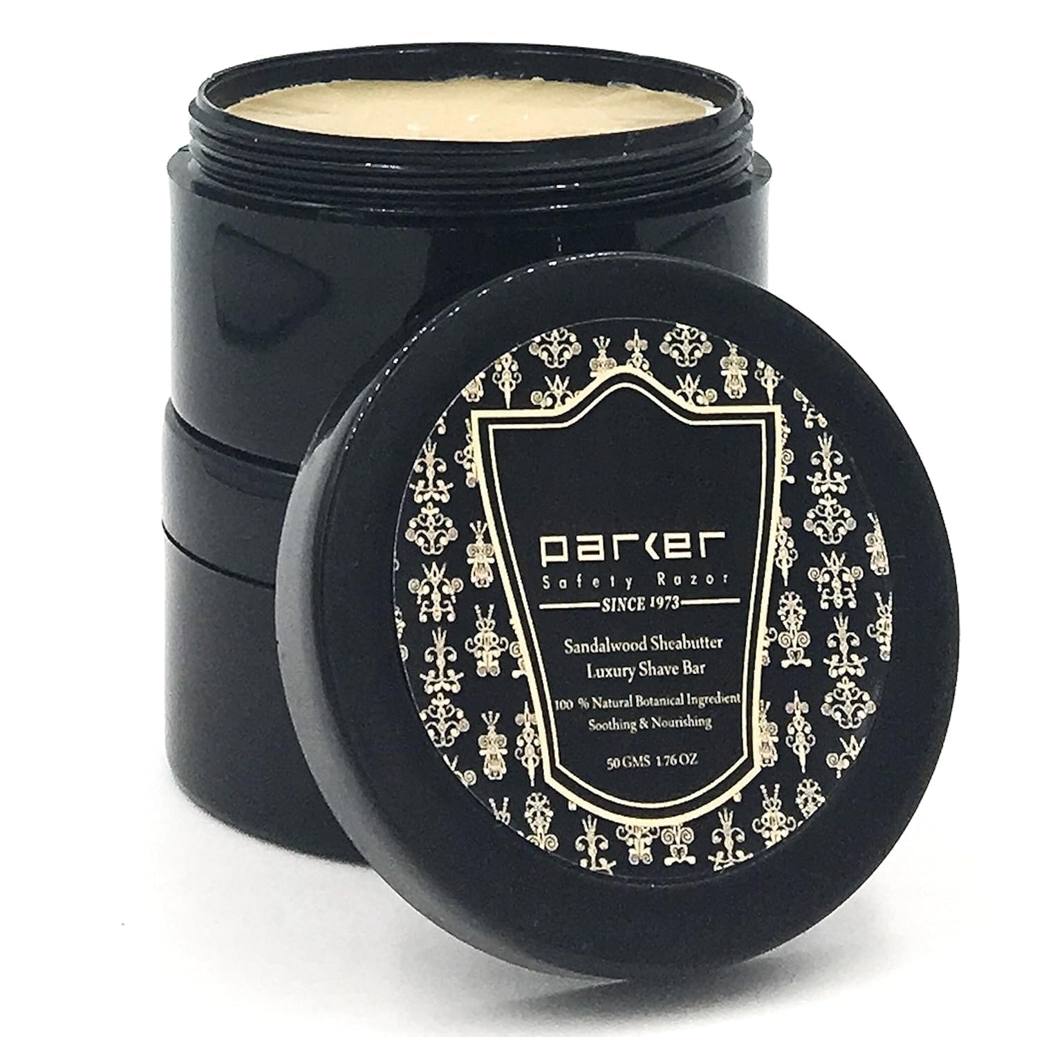 Parker Sandalwood & Shea Butter Shaving Soap 1.76 oz. Each – 2 Pack