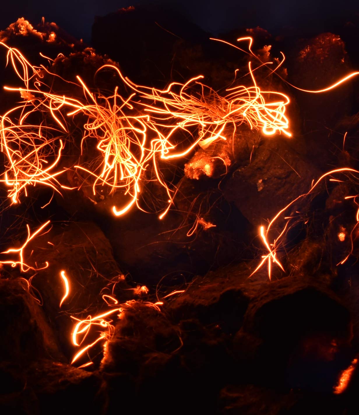 Enhance a Fire! 1 Gram Pack Neon Embers, Glowing Metallic Threads for Vented Gas Fireplaces & Log Sets| Made in USA!