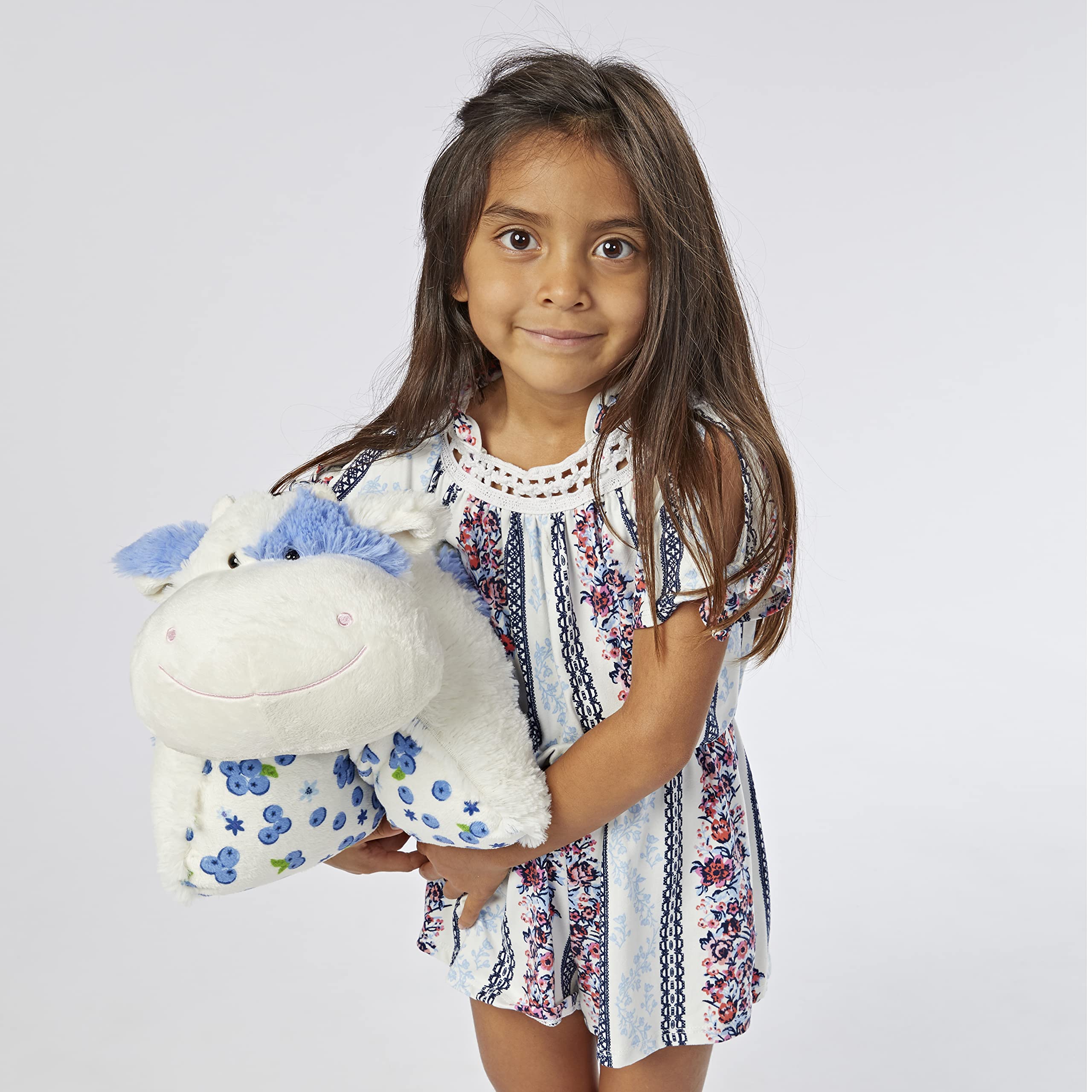 Pillow Pets Sweet Scented Blueberry Cow Stuffed Animal Plush Toy