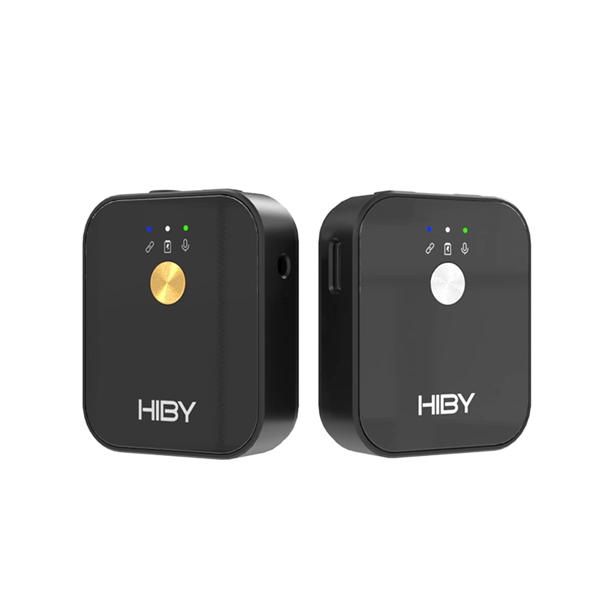 HiBy MC1 Wireless Microphone for PC/Tablet/Camcorder/Camera/Smartphone 1TX +1RX (SV)