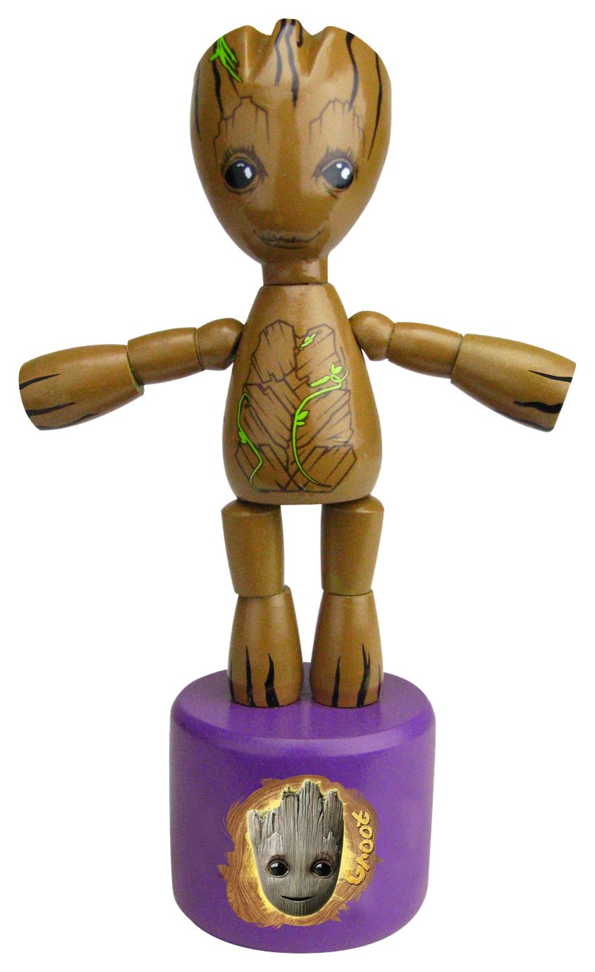 Entertainment Earth Guardians of The Galaxy Vol. 2 Groot Wood Push Puppet