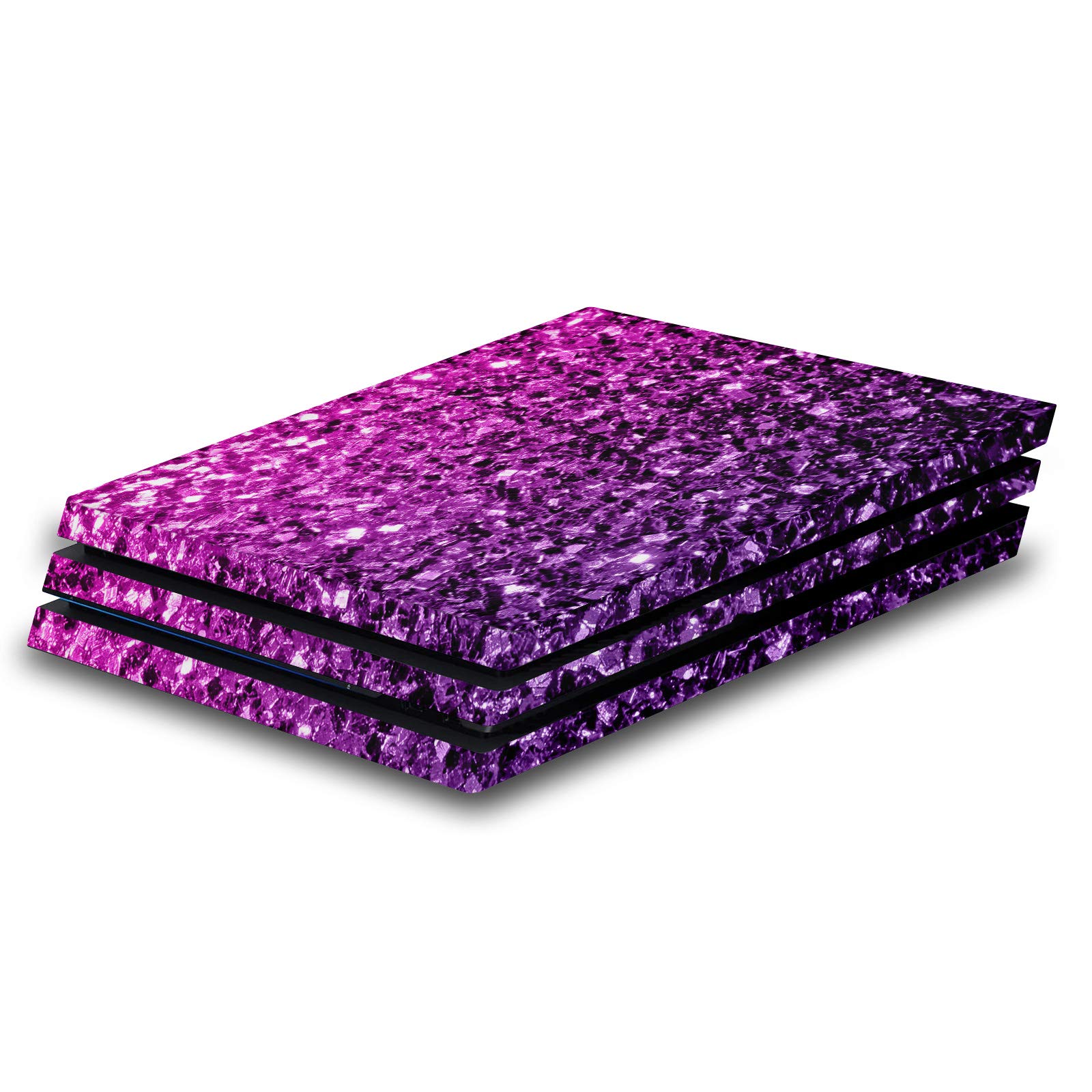 Head Case Designs Officially Licensed PLdesign Purple Pink Art Mix Vinyl Sticker Gaming Skin Case Cover Compatible With Sony PlayStation 4 PS4 Pro Console