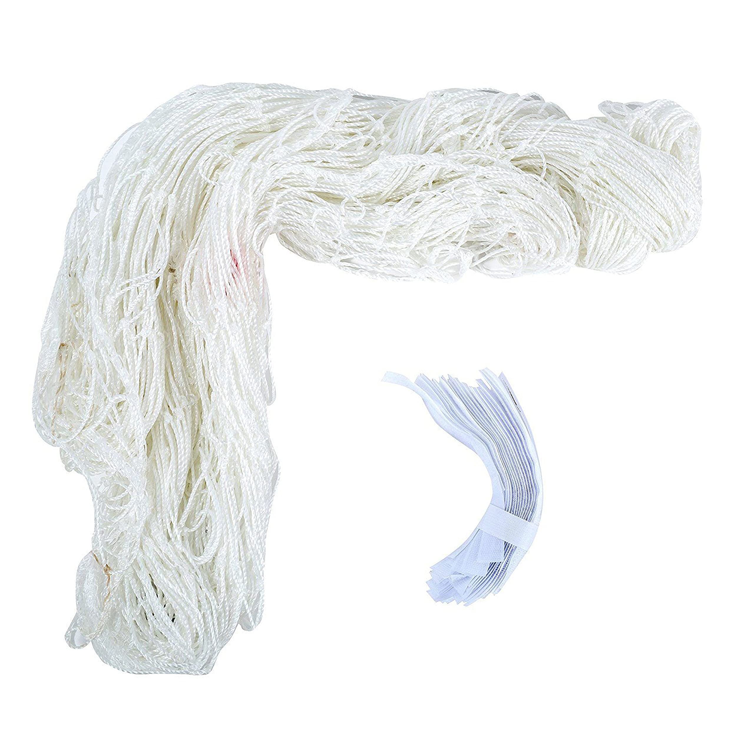 Franklin Sports Soccer Replacement Goal Nets and Soccer Goal Straps - Replacement Soccer Net For 10'x5' Soccer Goals,White
