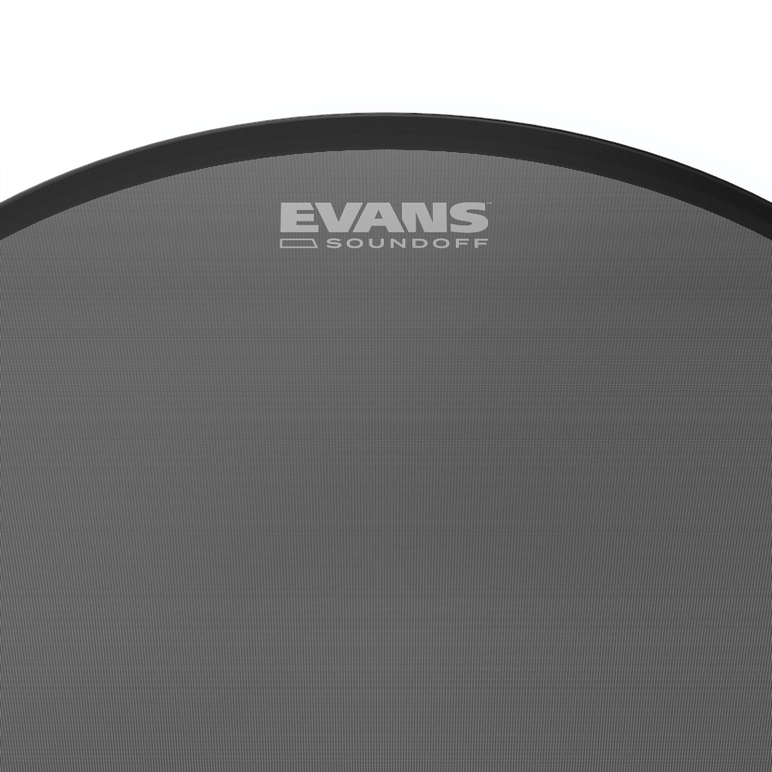 Evans dB Zero Drum Heads - Featuring Single Ply ShockWeave Mesh - Low Volume Drumhead - Drumhead, 14 Inch
