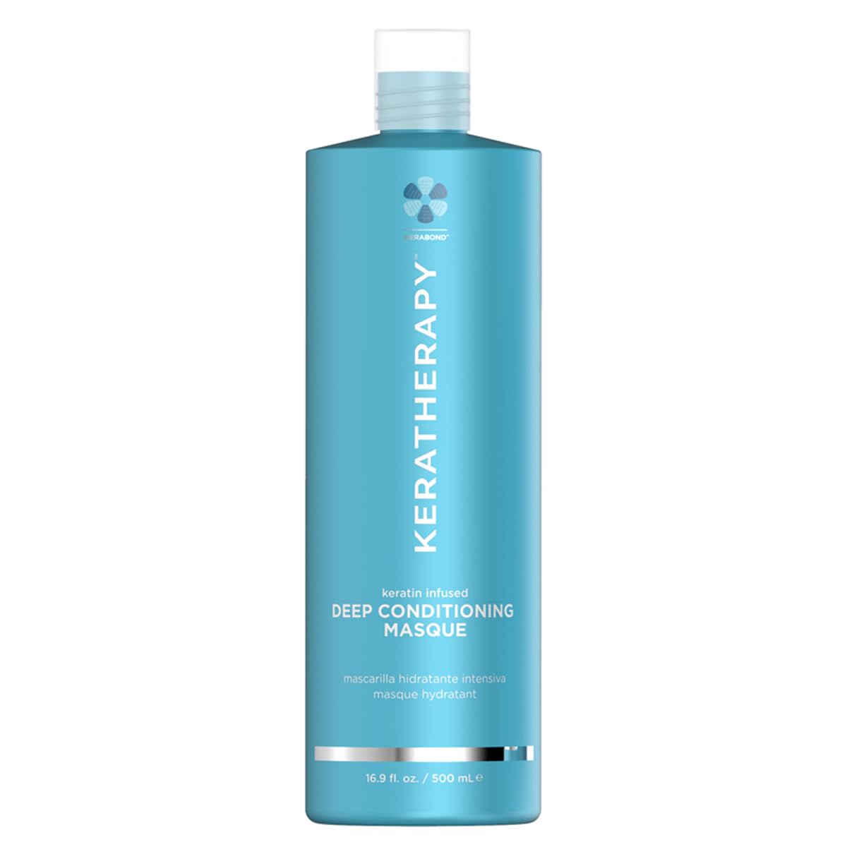 KERATHERAPY Keratin Infused Deep Conditioning Masque, 16.9 fl. oz., 500 ml - Moisturizing Hair Deep Conditioning Treatment with Kerabond, Jojoba Oil, Nettle Root Extract, Wheat Oil, & Persian Walnut