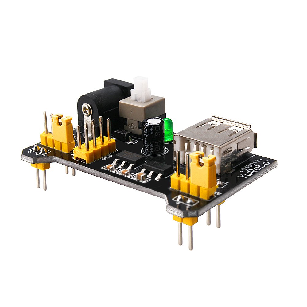 Keywishbot Electronics Basic Component Starter Kit w/Breadboard,Jumper Wires,Color Led,Resistors,Capacitor,Buzzer for Arduino Development Board R3 Mega2560 Mega328 Nano