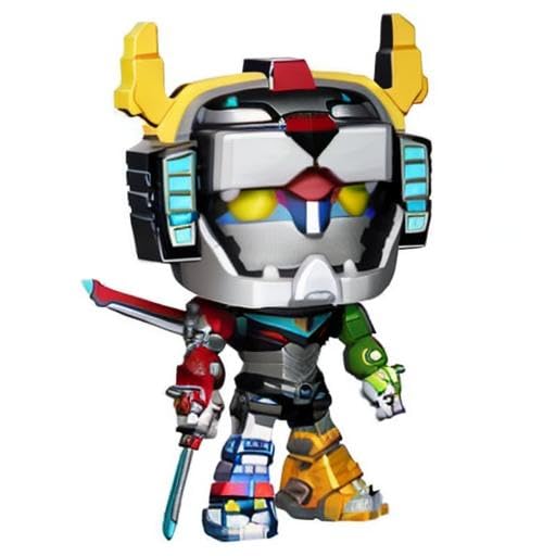 Funko 37975 Pop! Animation: Voltron6 Metallic Voltron Amazon Exclusive, Multicolor