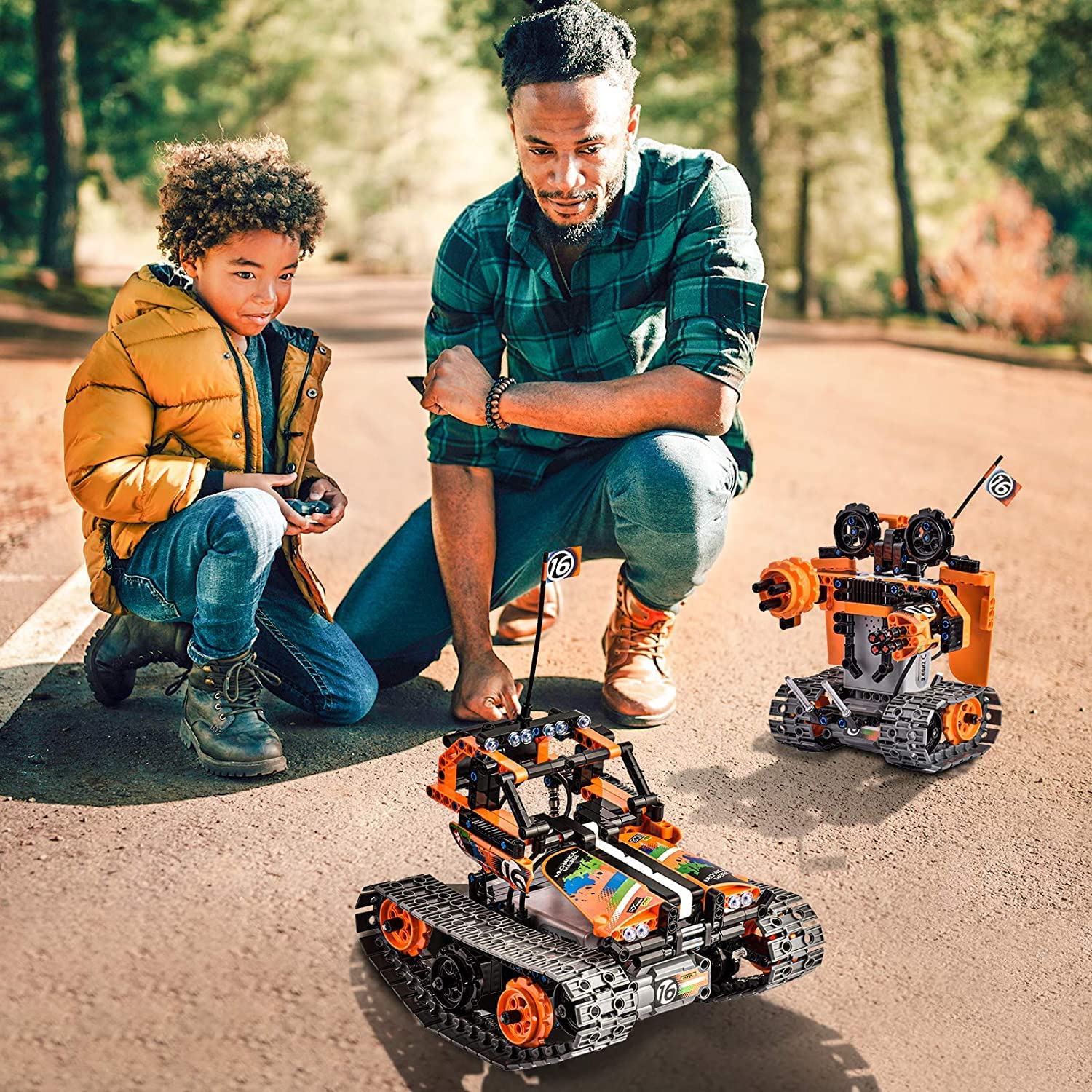 Remote Control Monster Truck DIY Building Set – RC Toy for Kids Science Learning, DIY Educational Gift Set for Age 6 7 8 9 10 11 12+ Boys & Girls, 3 in 1 Variable Stunt Modes - 392 Pcs Set