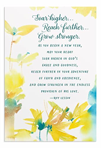 DaySpring - Roy Lessin - Happy Birthday - 4 Design Assortment with Scripture - 12 Birthday Boxed Cards & Envelopes (U1200)