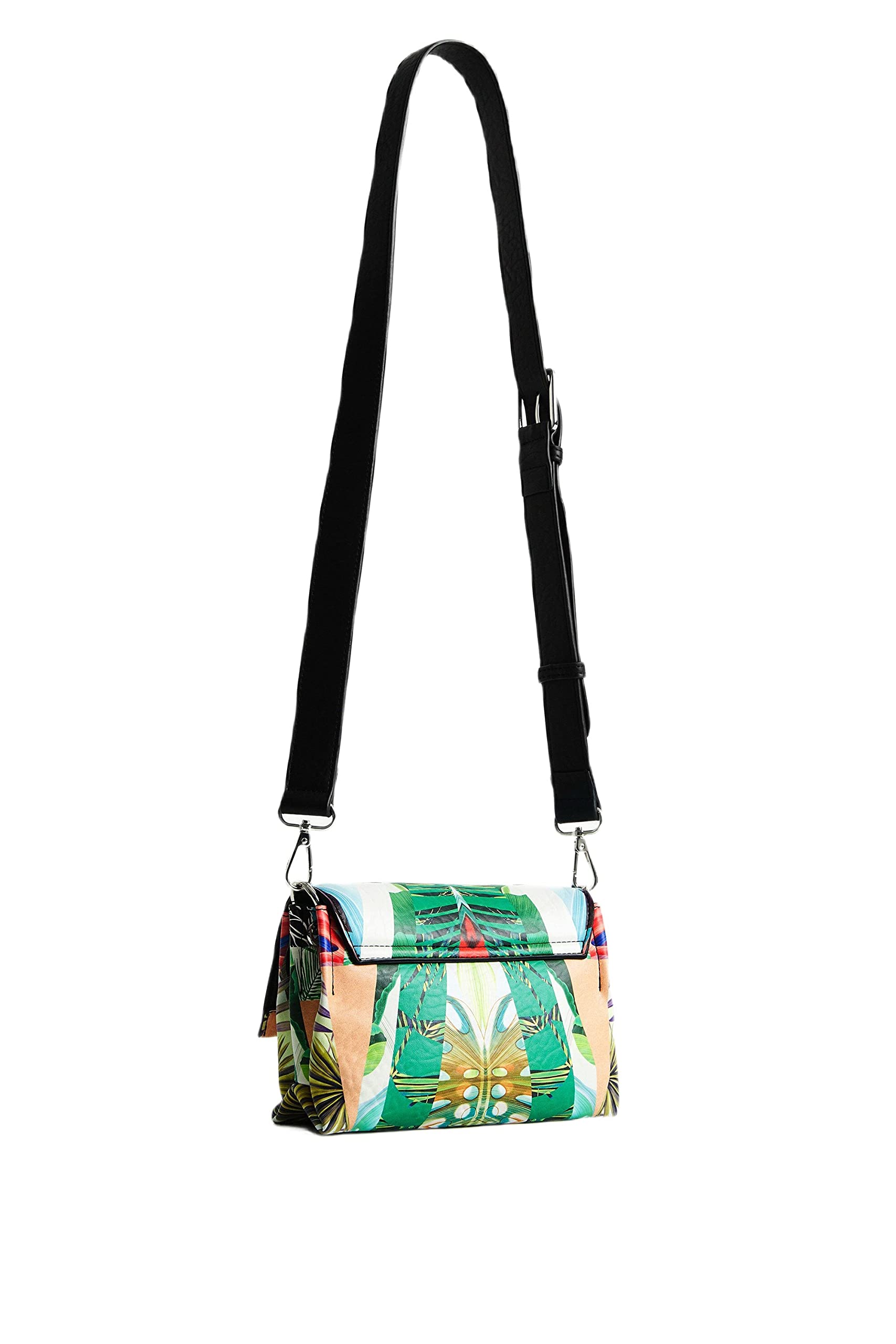 Desigual woMens Casual Across Body Bag, Green, U US