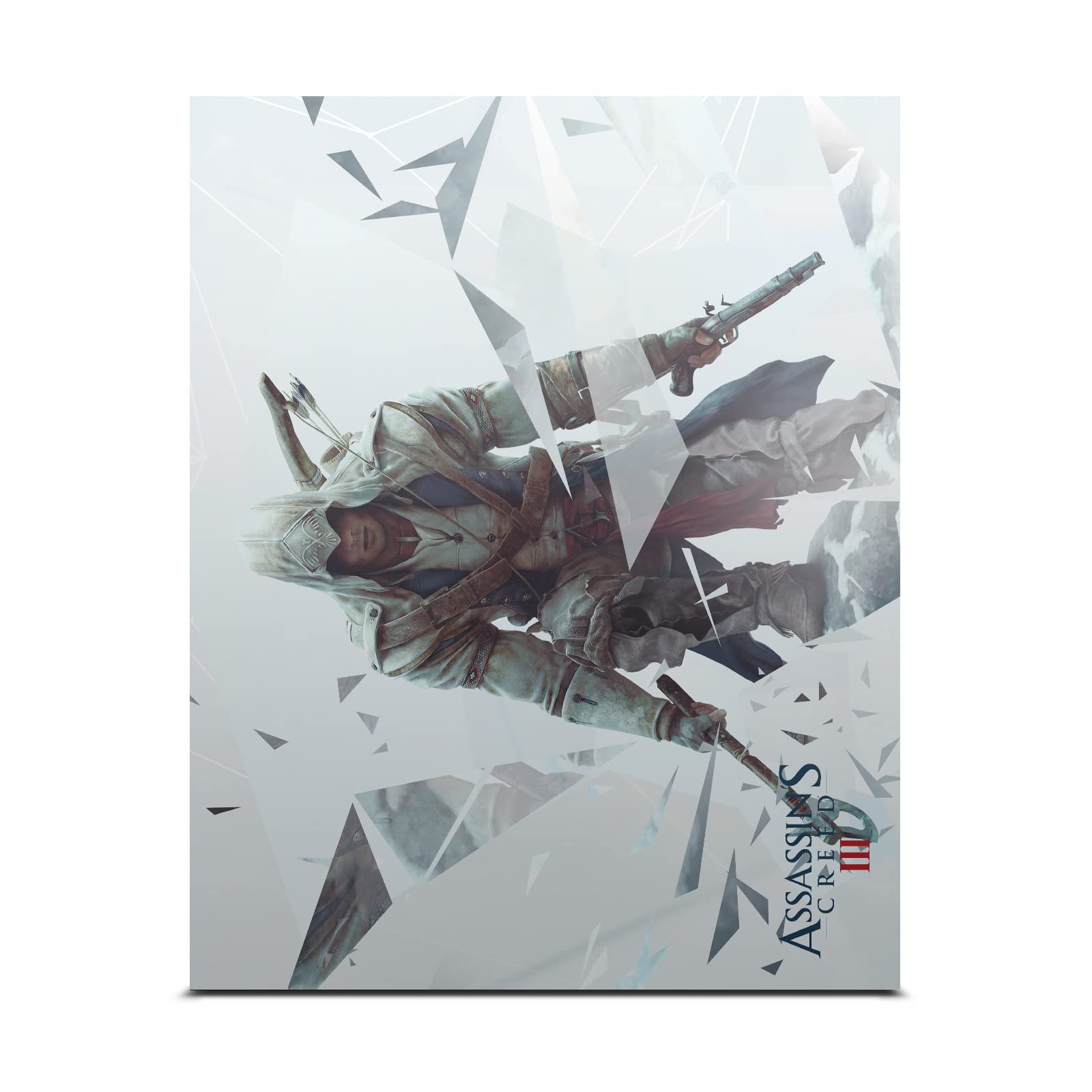 Head Case Designs Officially Licensed Assassin's Creed Connor III Graphics Vinyl Sticker Gaming Skin Decal Cover Compatible With Xbox One X Console and Controller Bundle