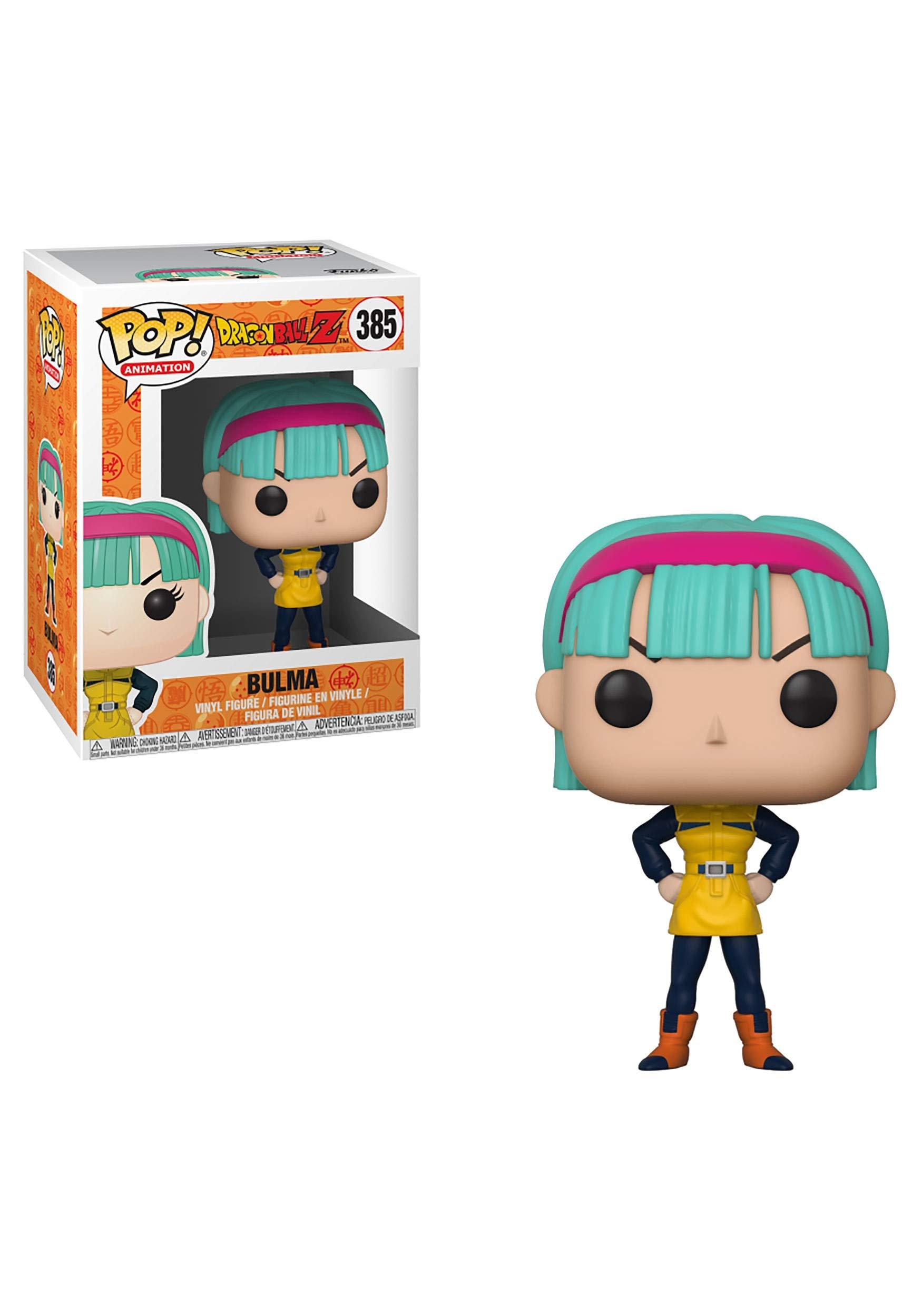 Funko Pop Animation: Dragonball Z - Bulma (Yellow Outfit) Collectible Figure, Multicolor