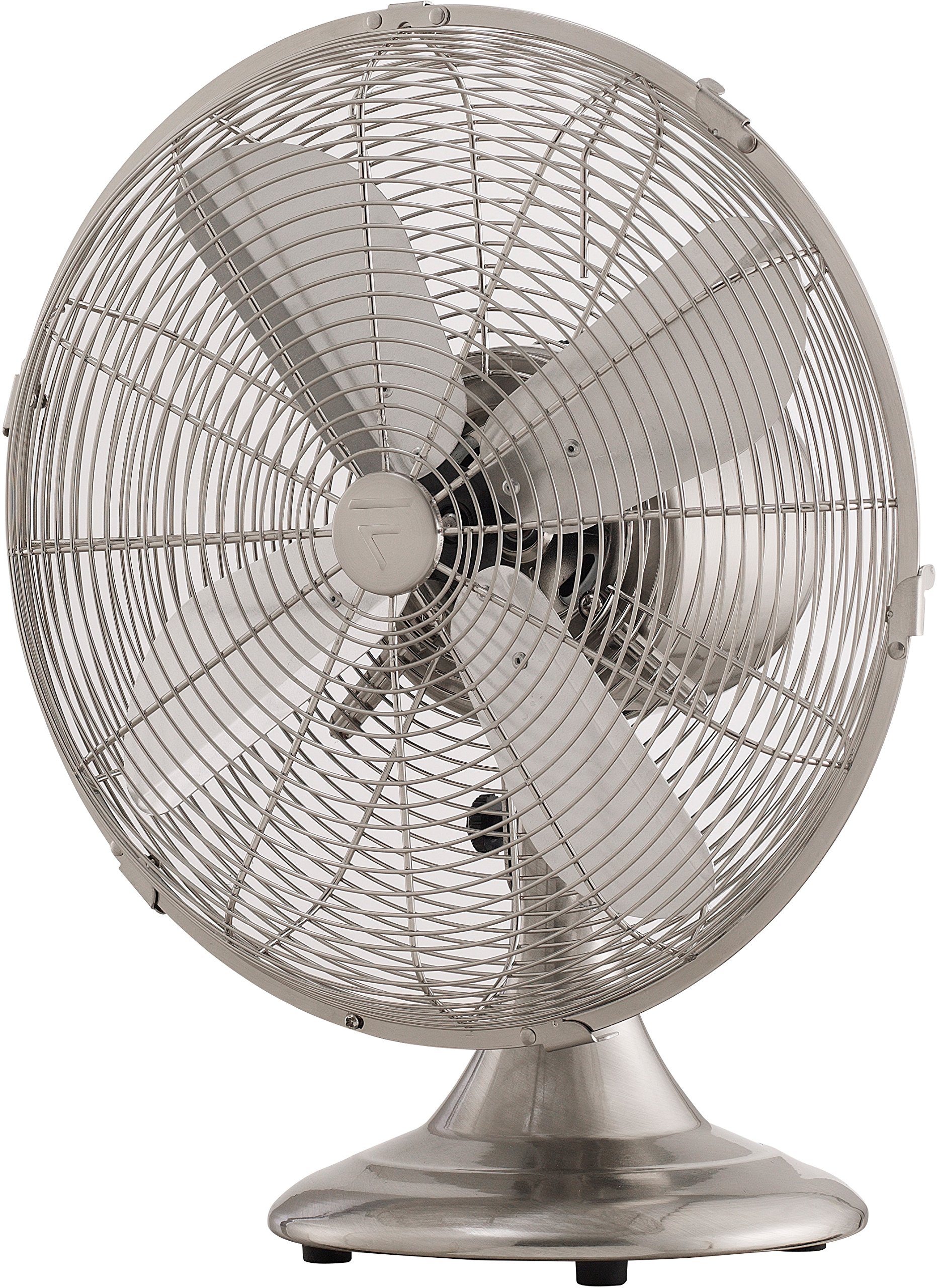 Fanimation Retro Breeze 12 inch Fan, Brushed Nickel