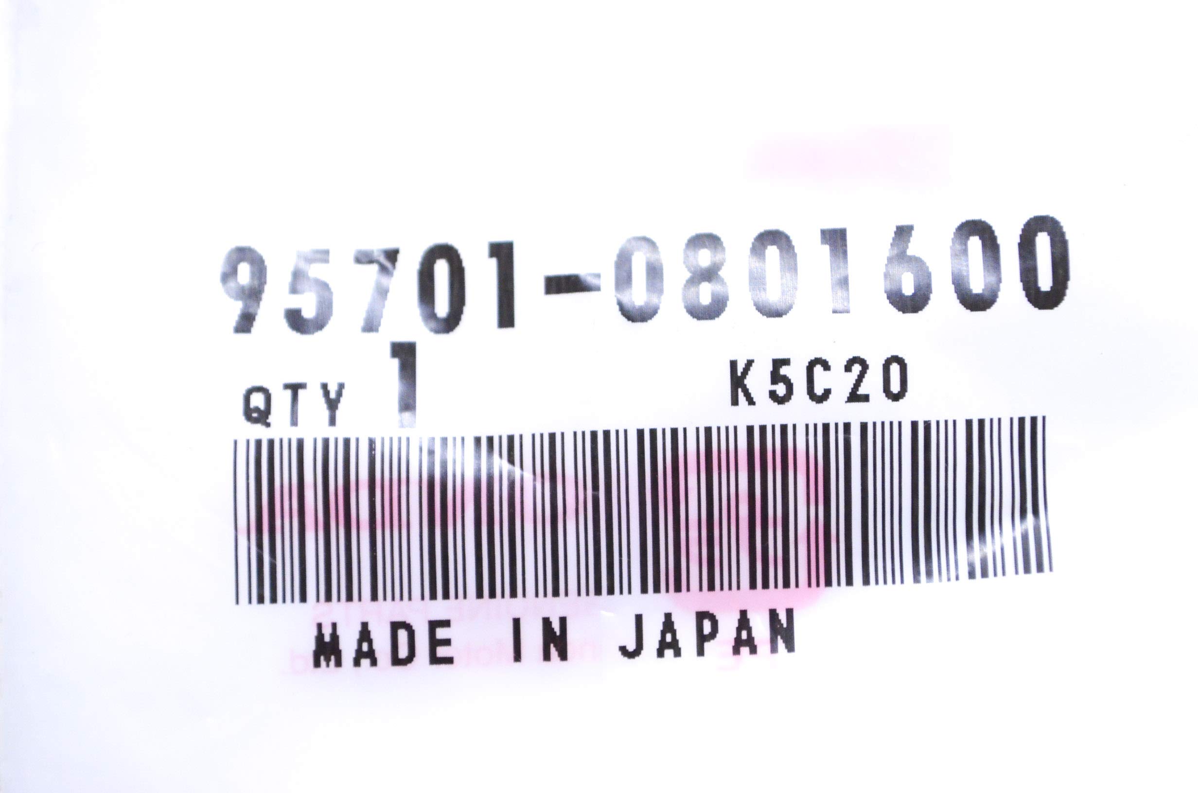 Honda 95701-08016-00 Bolt Genuine Original Equipment Manufacturer (OEM) Part