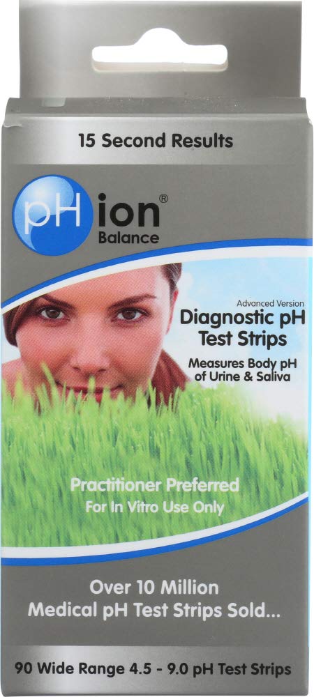 Phion Diagnostic pH Test Strips, 90 CT (Pack of 3)