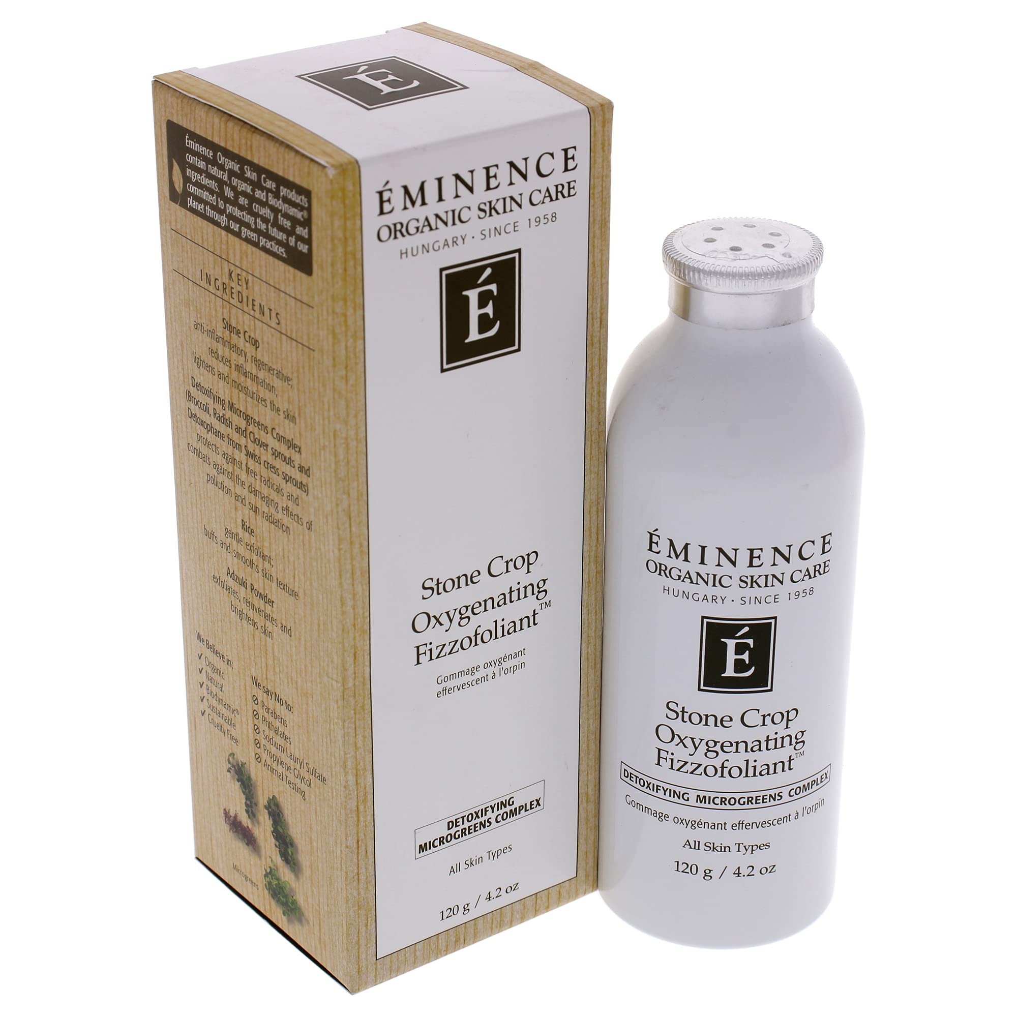 Eminence Organic Skincare Stone Crop Oxygenating Fizzofoliant, 4.2 Ounce (2326/EM)