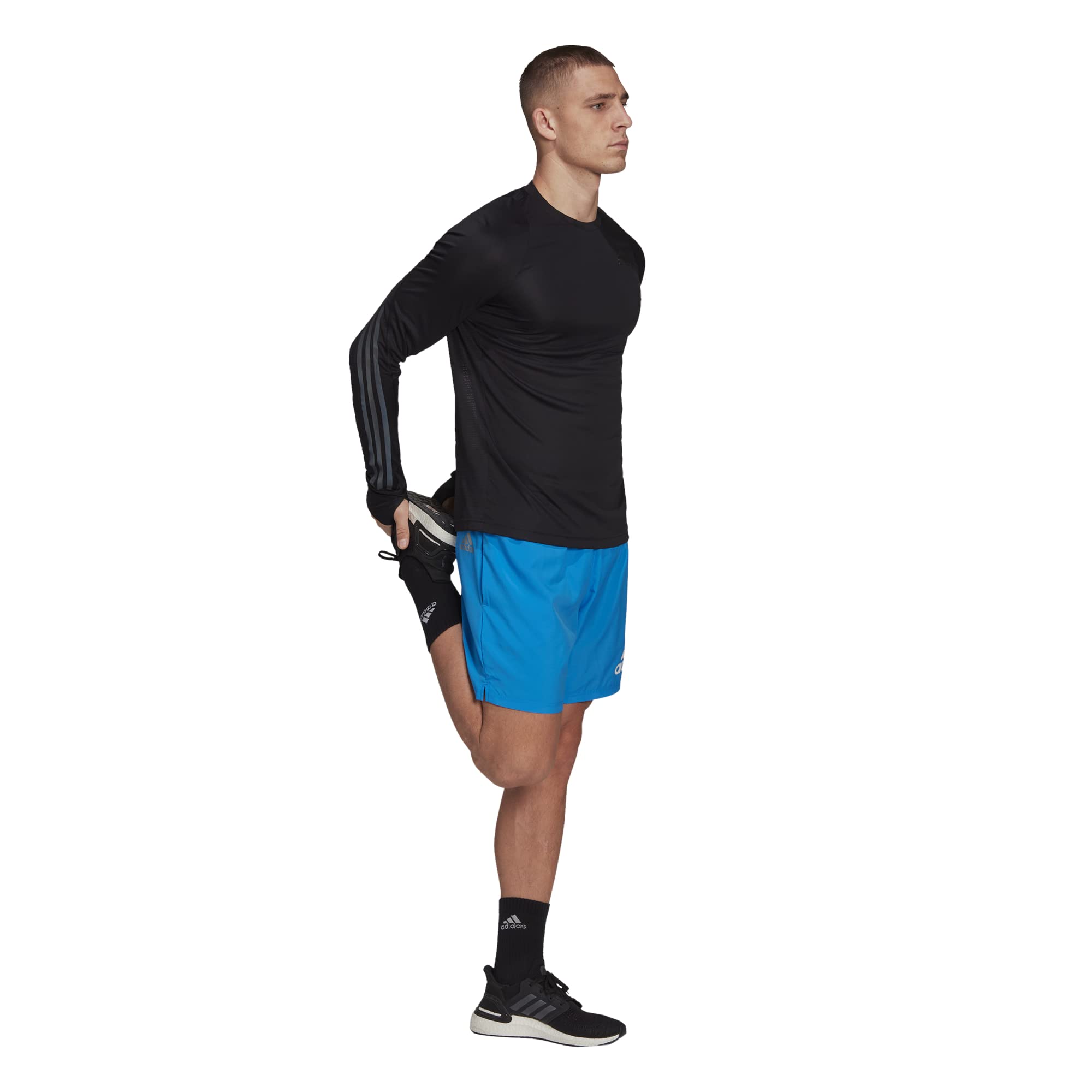 adidas Men's Run It Shorts, Blue Rush, Medium