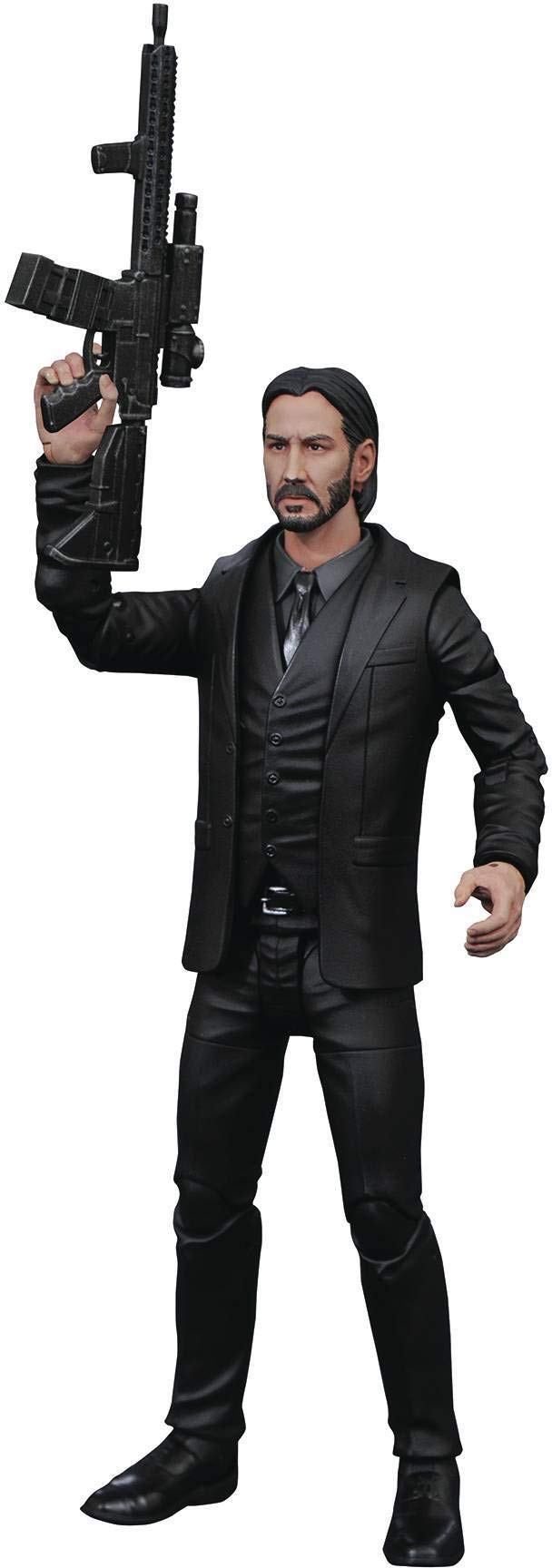 Diamond Select Toys John Wick Select: Chapter 2 Black Suit Action Figure, Multicolor