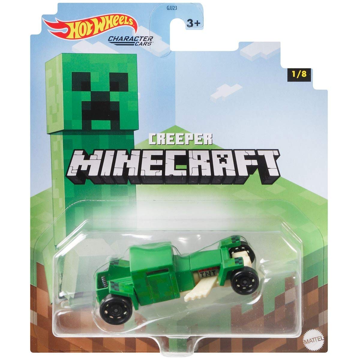 Hot Wheels 2021 - Minecraft - Character Cars - Creeper - 1/8 GYB65